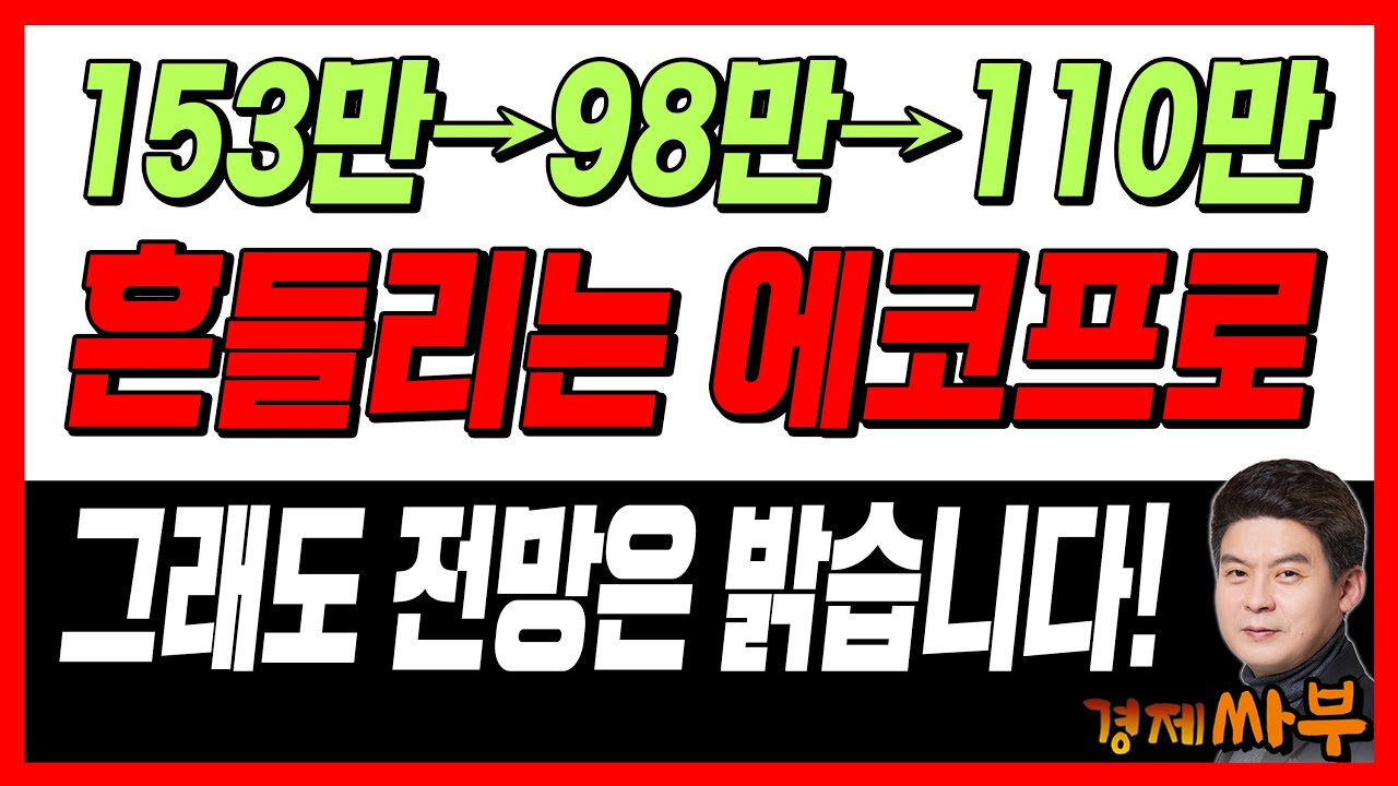 경제싸부 에코프로 천국과 지옥을 오간 한 주 그래도 전망은 밝습니다 │ 김민수 대표 윤석천 평론가 2차전지 주식