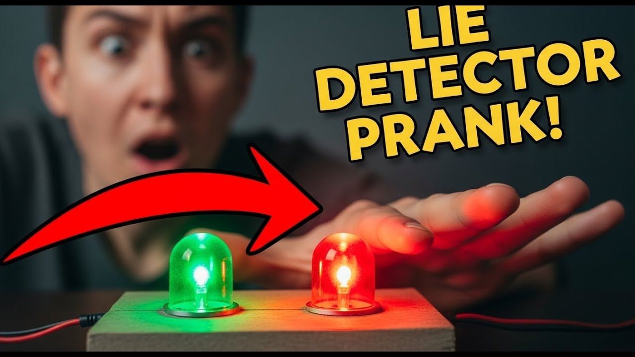 How to Make a Lie Detector Prank ｜ Simple Lie Detector Prank Toy ...