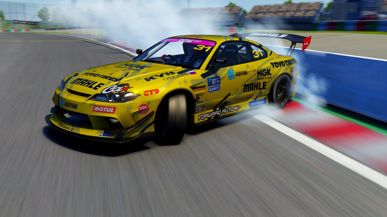 Gocha's s15 drifting at Suzuka | Assetto Corsa - YouTube
