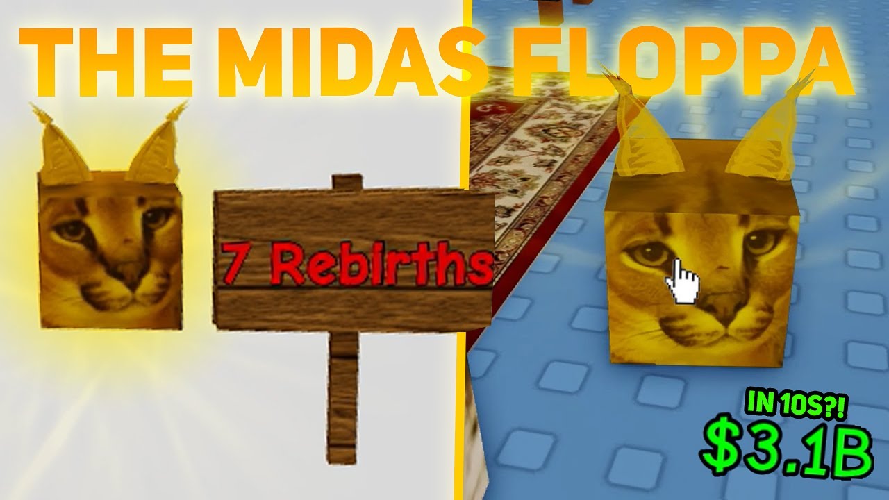 Raise A Floppa 2 The Strongest REBIRTH Item Midas Floppa .. - YouTube