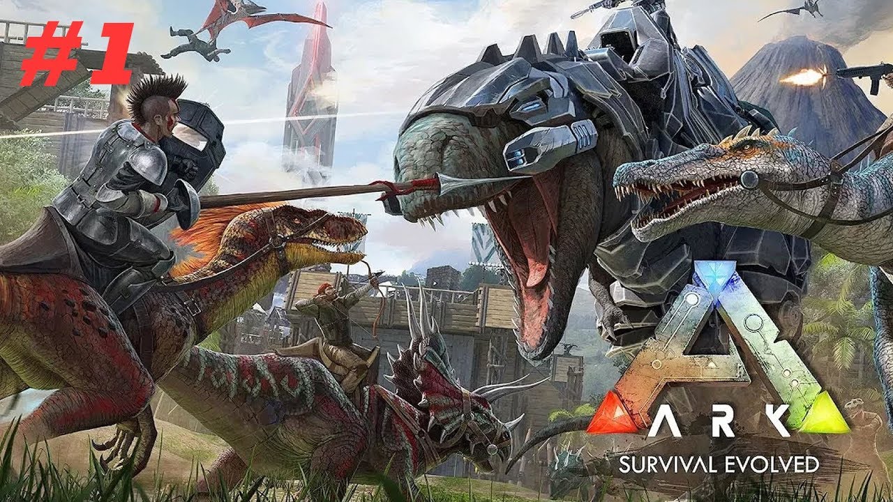 Learning The Beginning | Lets Play | #1 | Ark Survival Evolved | Aqua ...