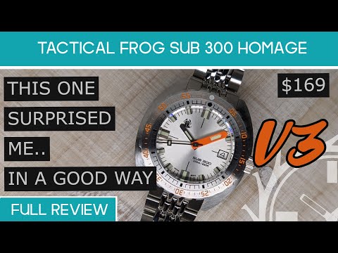 Tactical Frog Sub 300 homage Full review - YouTube