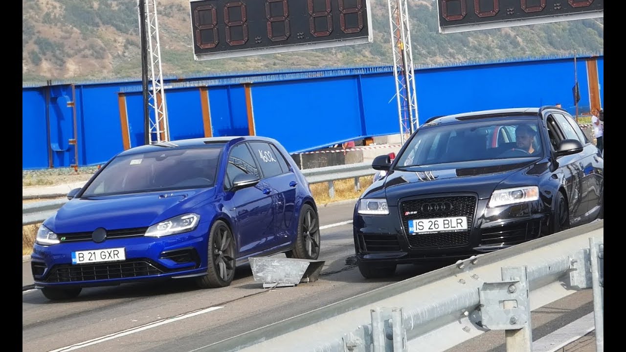 2019 GOLF R Mk7 Stage 1 Revo 400HP vs. Audi RS6 - Drag Race - YouTube