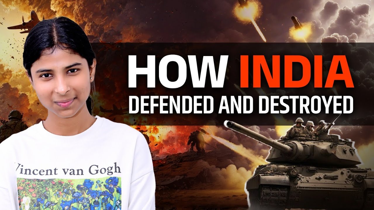 How india defended and destroyed || Janhavi Panwar || India Pakistan ...