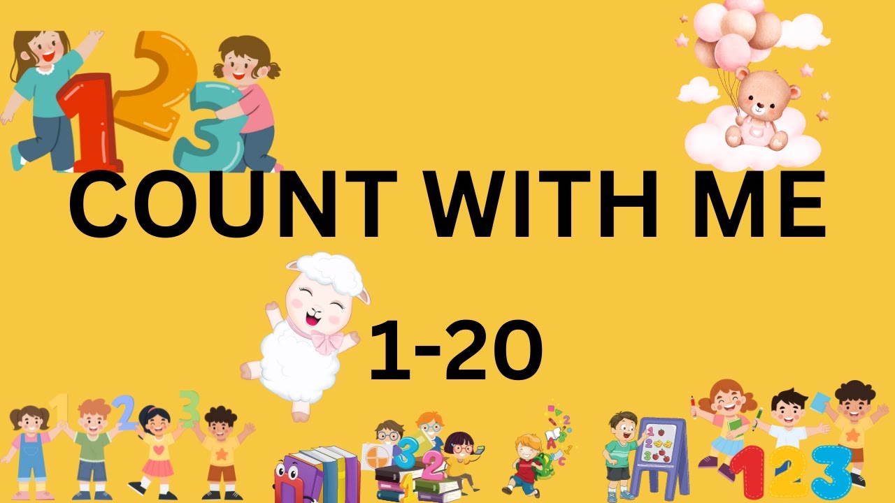 NUMBER SONG 1-20 FOR CHILDREN I COUNTING NUMBERS I PRESCHOOL LEARNING ...