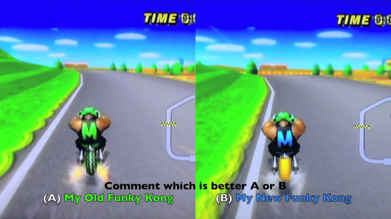 [MKW] New Funky Kong Texture ~ Your Choice - YouTube