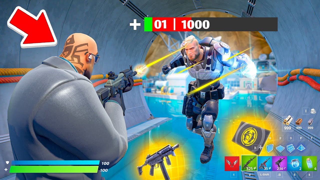 Je TUE le BOSS GUNNAR avec le skin BRUTUS sur FORTNITE - YouTube