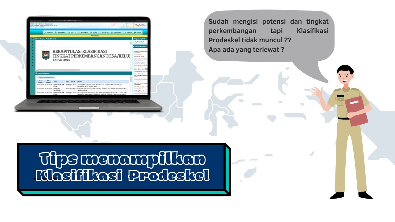 Klasifikasi Prodeskel tidak muncul? Walau sudah mengisi potensi ...