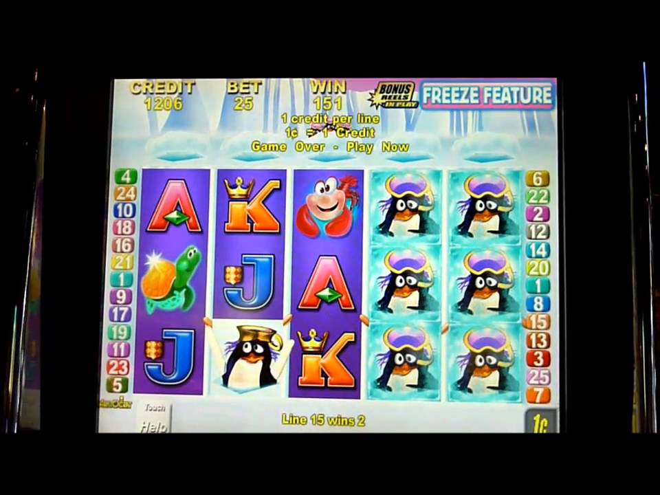 Deep Freeze Slot Machine Bonus Win (queenslots) - YouTube