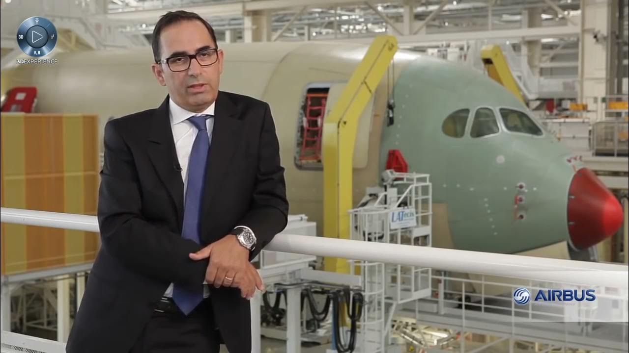 SIMULIA The Airbus A350 Developed with Dassault Systemes 3DEXPERIENCE Platform - YouTube