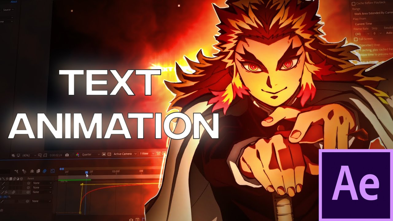 Text Animation/Effect - After Effects AMV Tutorial - YouTube