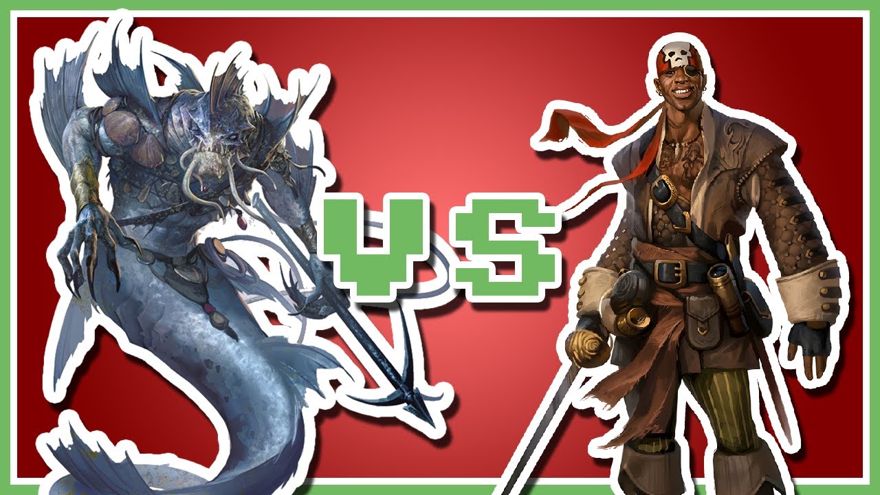 Merrow vs Pirates | Monster VS Monster | D&D 5e - YouTube