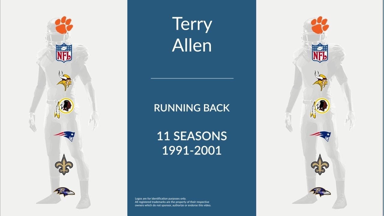 Terry Allen: Football Running Back - YouTube
