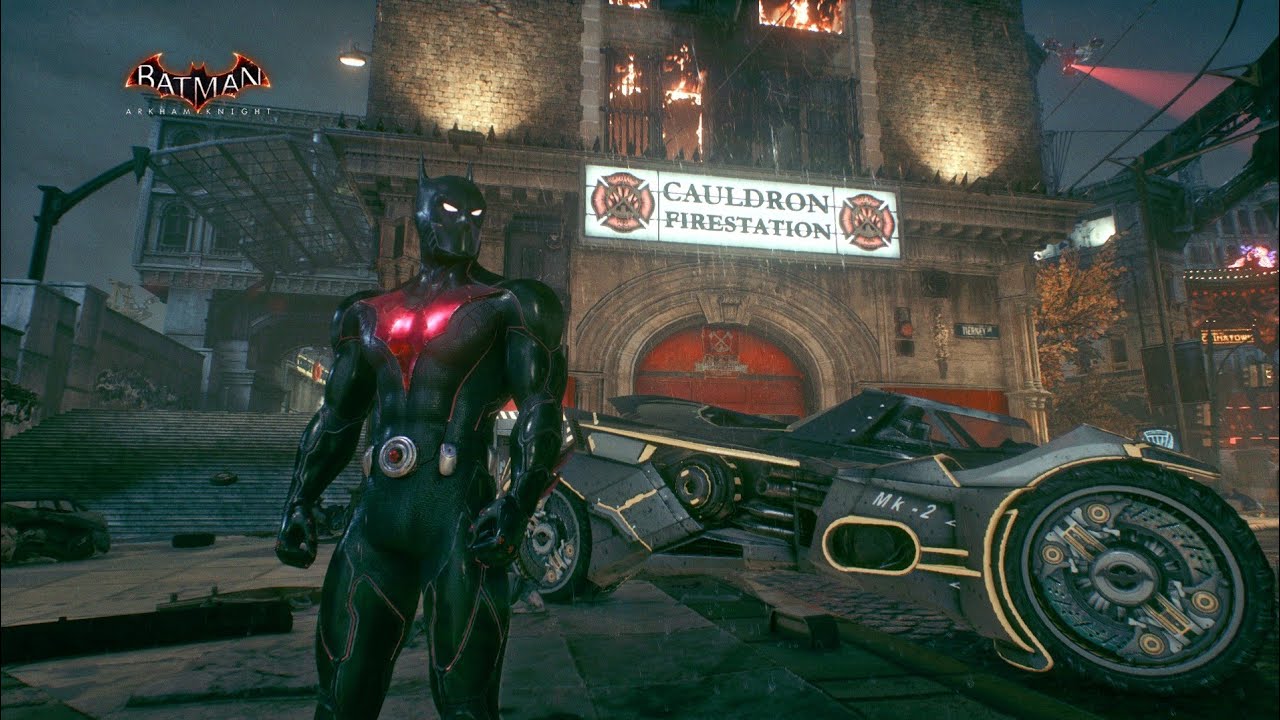 Evolved BATMAN BEYOND puts an end to FIREFLY || Batman: Arkham Knight ...