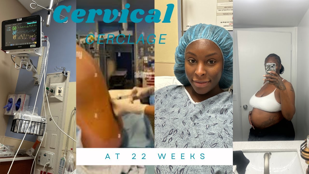 SURGERY WHILE PREGNANT | cervical cerclage at 22 weeks pregnant - YouTube