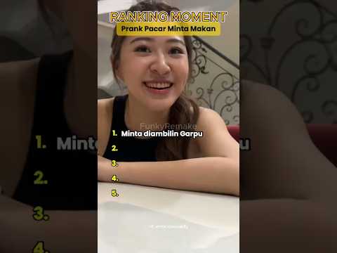 Prank Pacar Minta Makan | TOP 5 Ranking Moment #shorts #prank