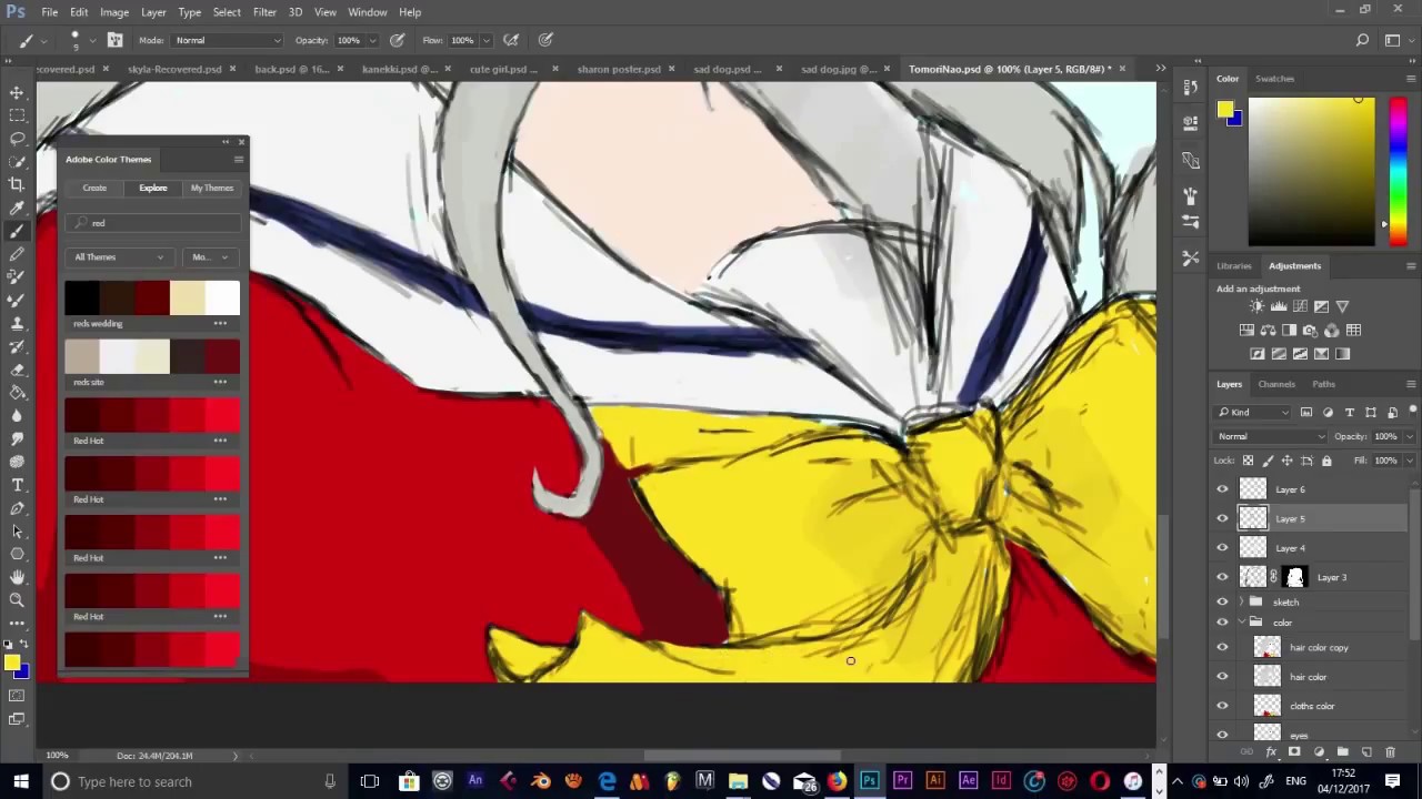 Digital drawing tutorial part 3: Color 2 - YouTube