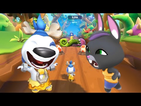 Talking Tom Gold Run 2 - Crazy Hank Vs Angry Boss Becca - Full Bosses ...