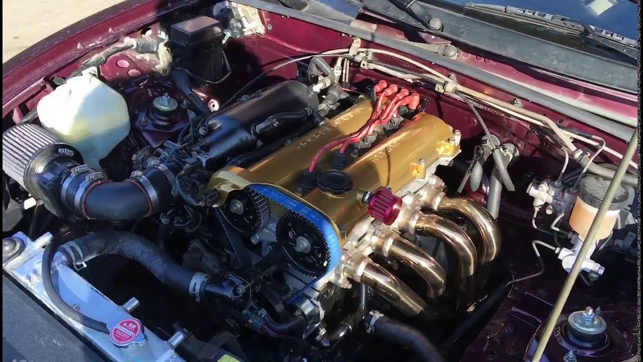 1999 NB Miata Open Timing Engine walk-around - YouTube