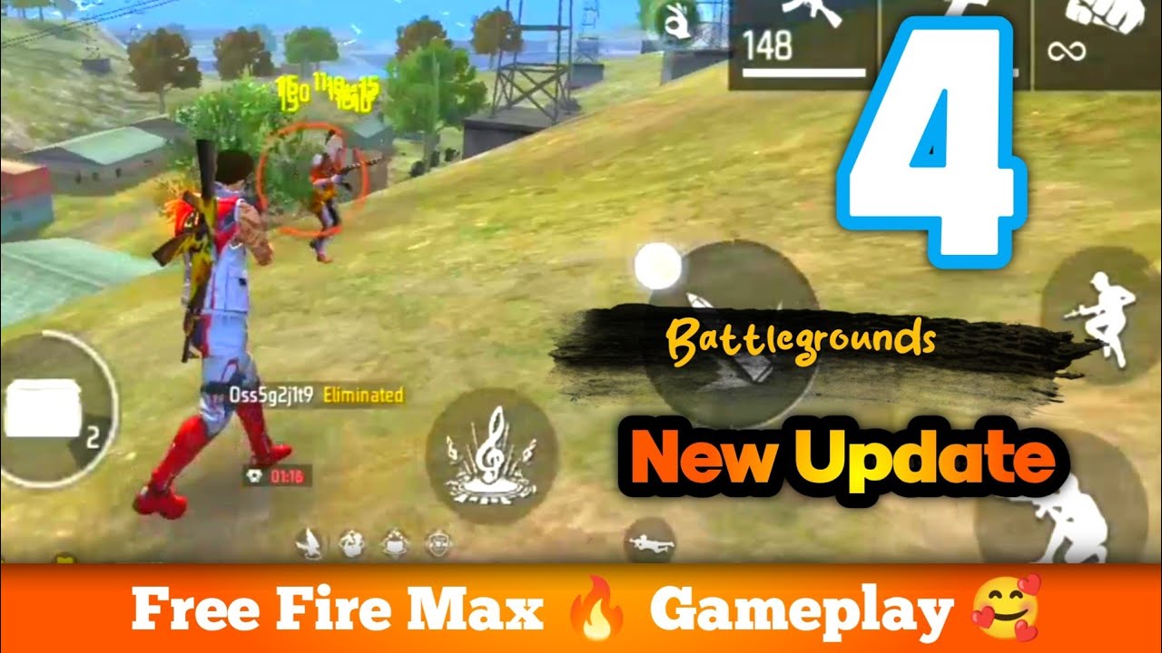 Free Fire Max : Battlegrounds - Gameplay Walkthrough Part 4 - New ...
