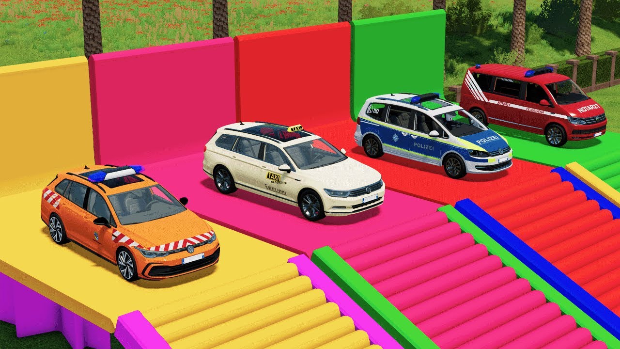 TRANSPORTING ALL VOLKSWAGEN CARS WITH CRAZY MAN TRUCKS! FS22 - YouTube