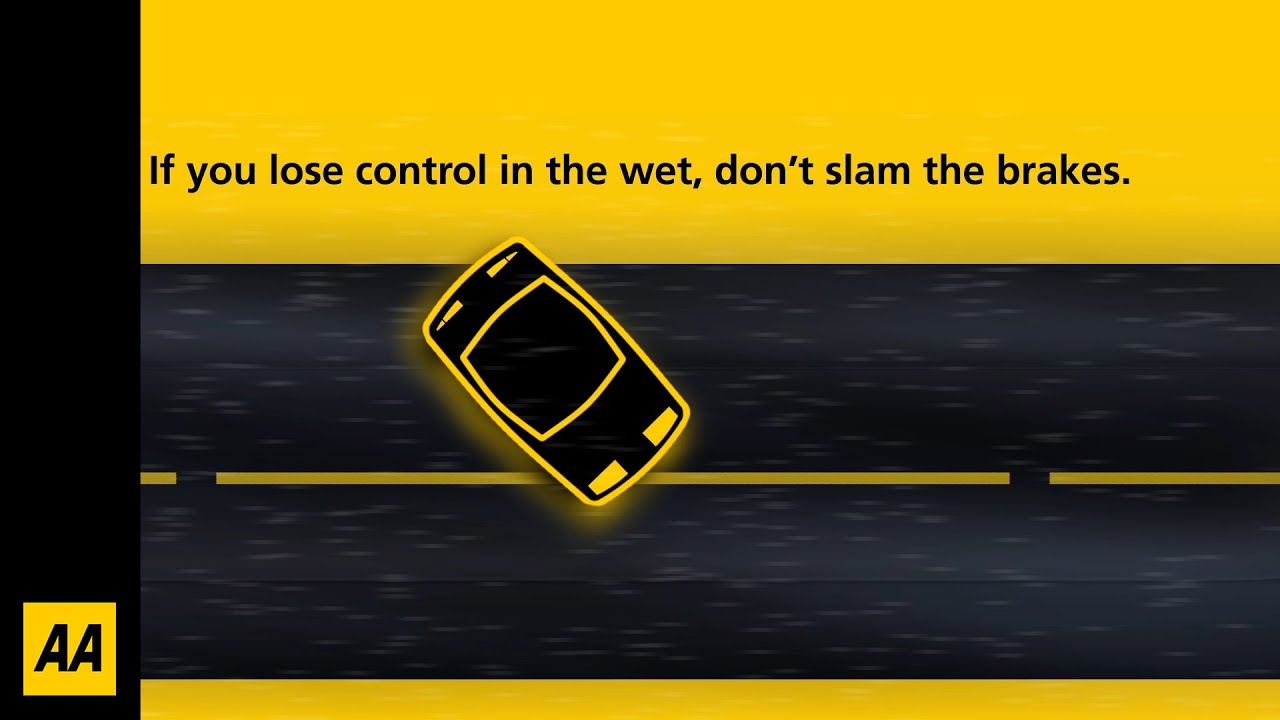 #DrivingTips: Losing Control In The Rain - The AA - YouTube