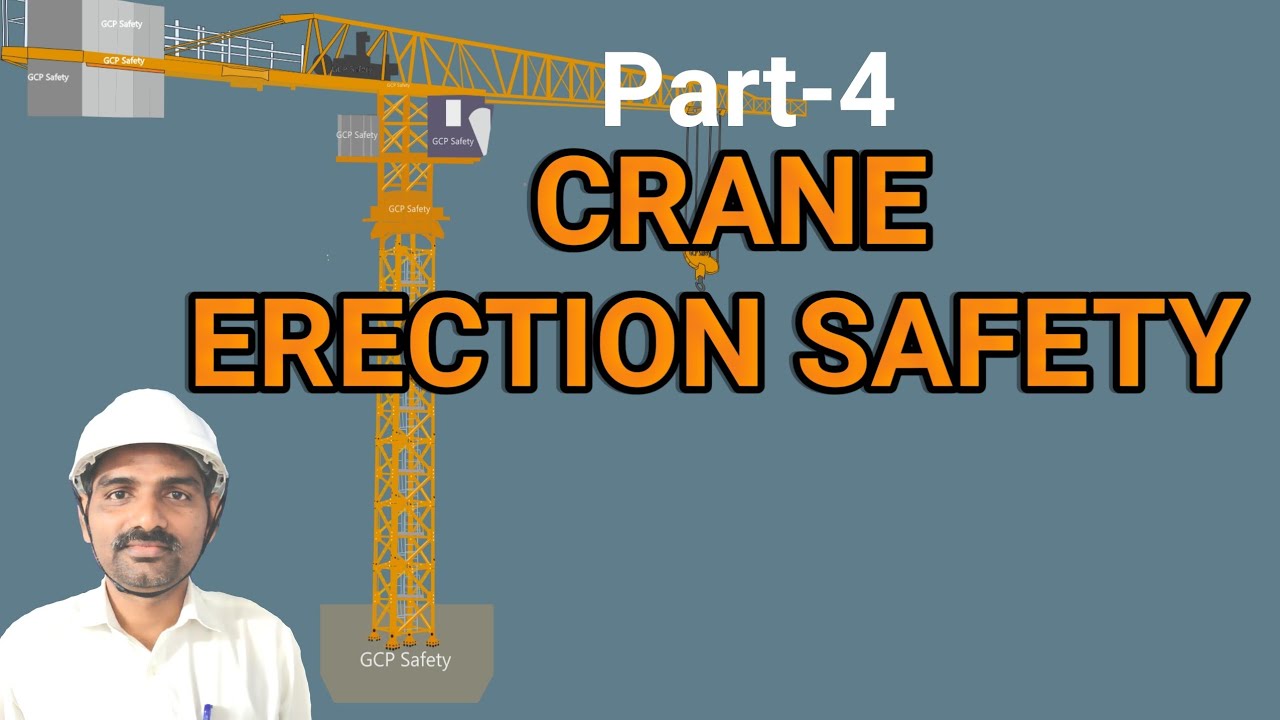 Tower crane erection work awareness / crane erection safety - YouTube