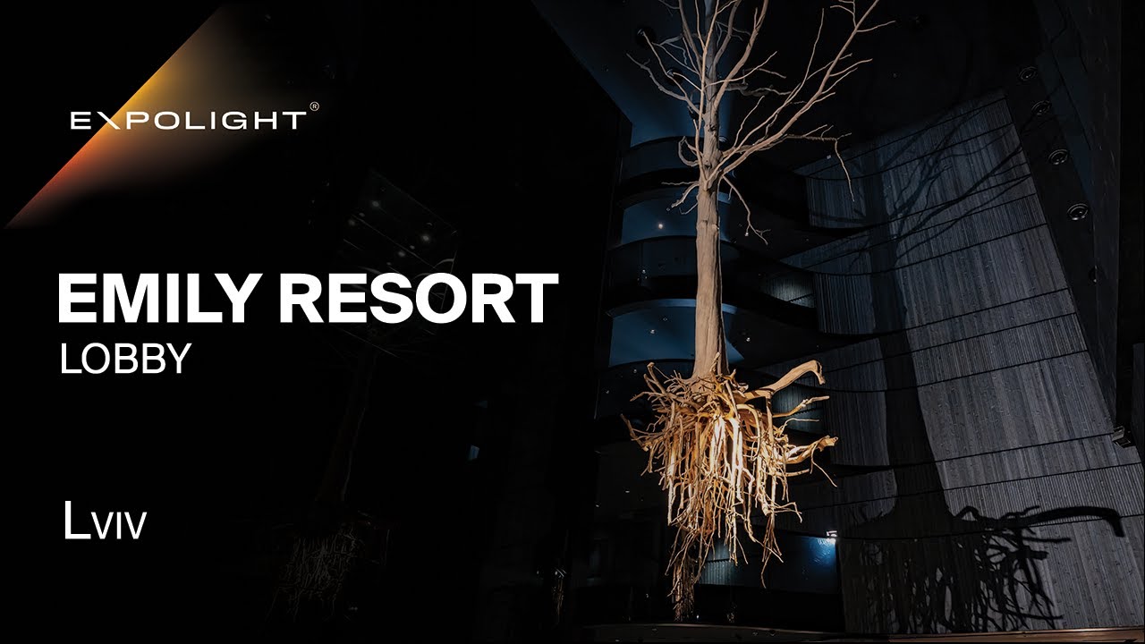 Emily Resort: lobby, Lviv | Expolight - YouTube