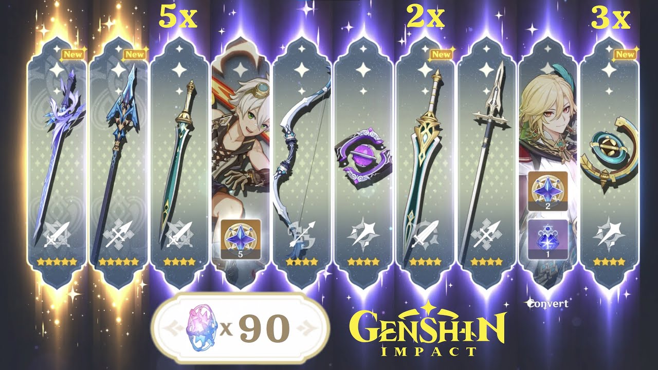 90 Pulls Azurelight /Calamity Queller + Pity Counter (Genshin Impact ...