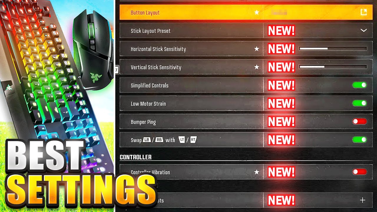 Ultimate Movement Settings For Keyboard And Mouse On Black Ops 6 - YouTube
