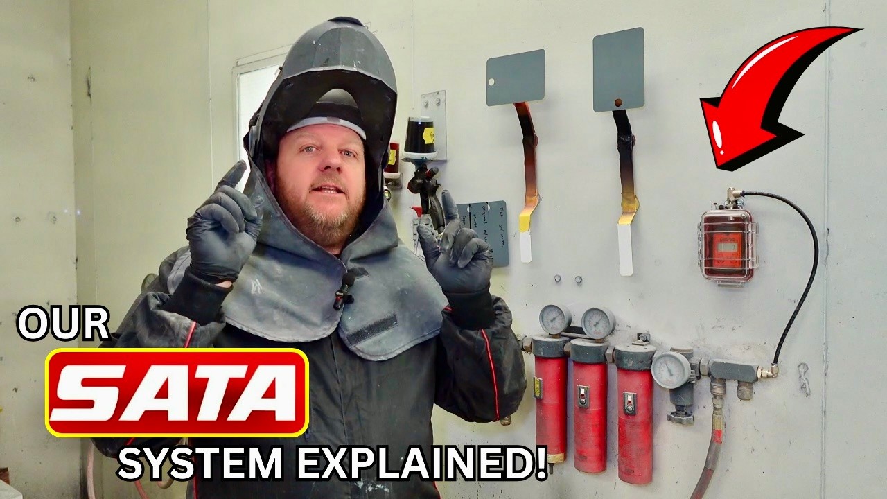 PAINT BOOTH FRESH AIR SYSTEM: OUR SATA 3 FILTER SETUP WITH DETECTOR ...