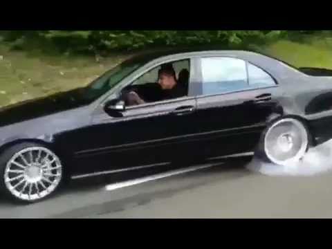 Mercedes C55 Kompressor Burn Out Wörthersee 2011 AMG - YouTube