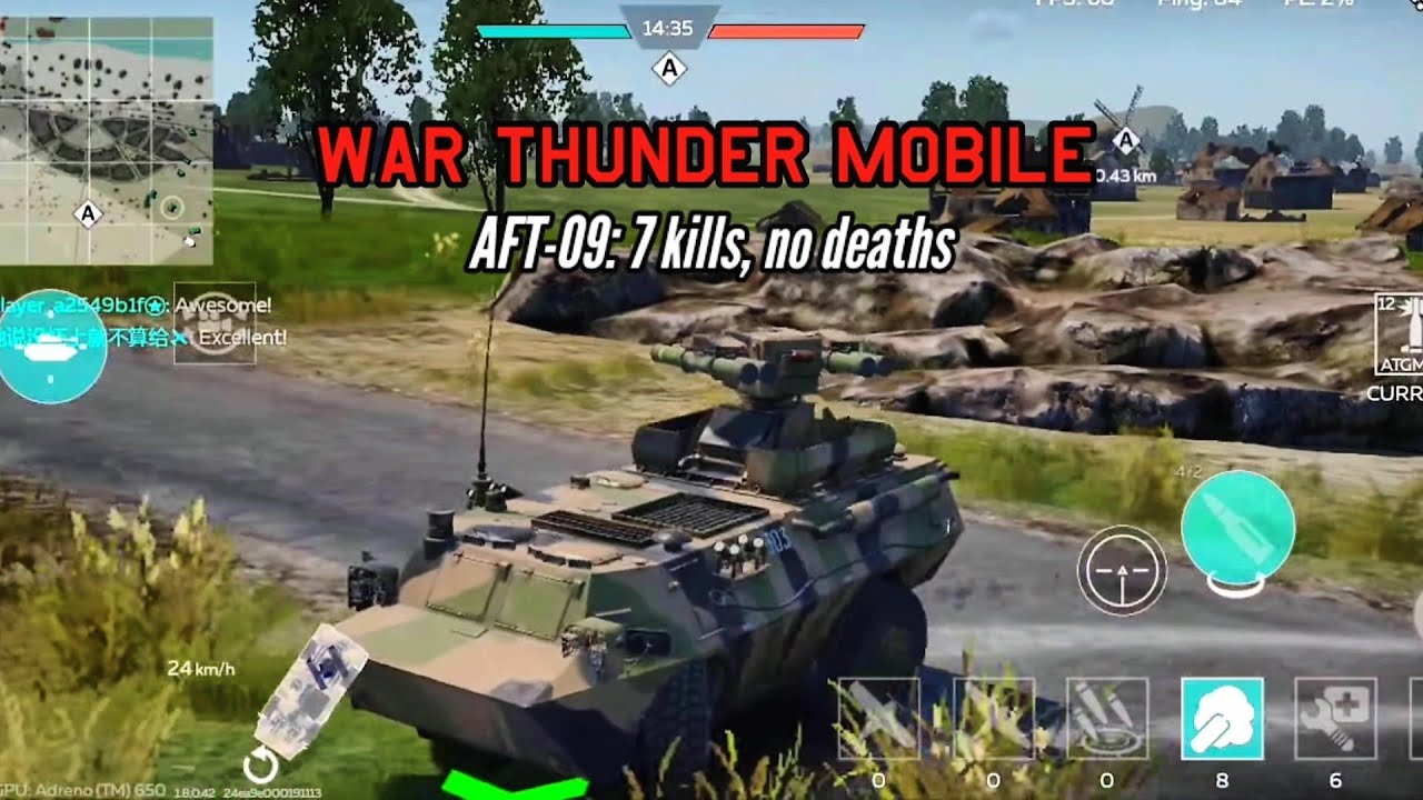 AFT-09: Heavy Metal Hero award, no deaths - War Thunder Mobile - YouTube