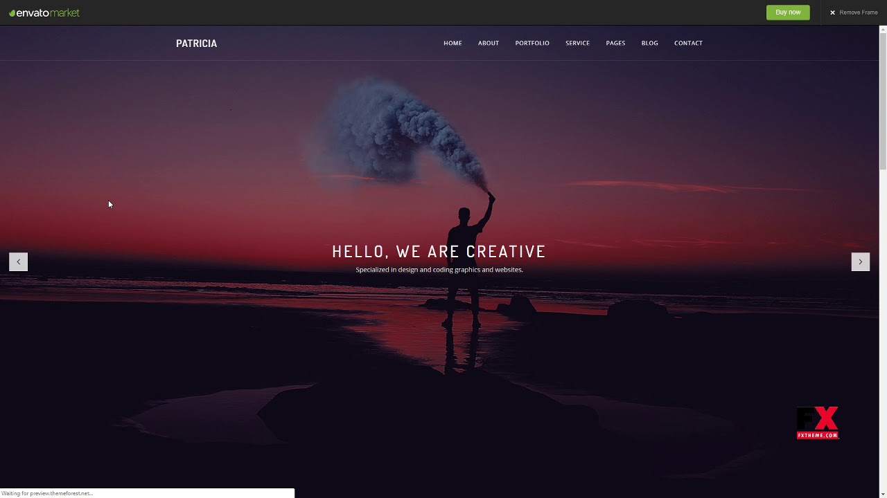 Patricia - Minimal Portfolio WordPress Theme Raymond Sly - YouTube