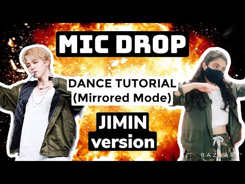 BTS Mic Drop- Dance Tutorial (JIMIN version)