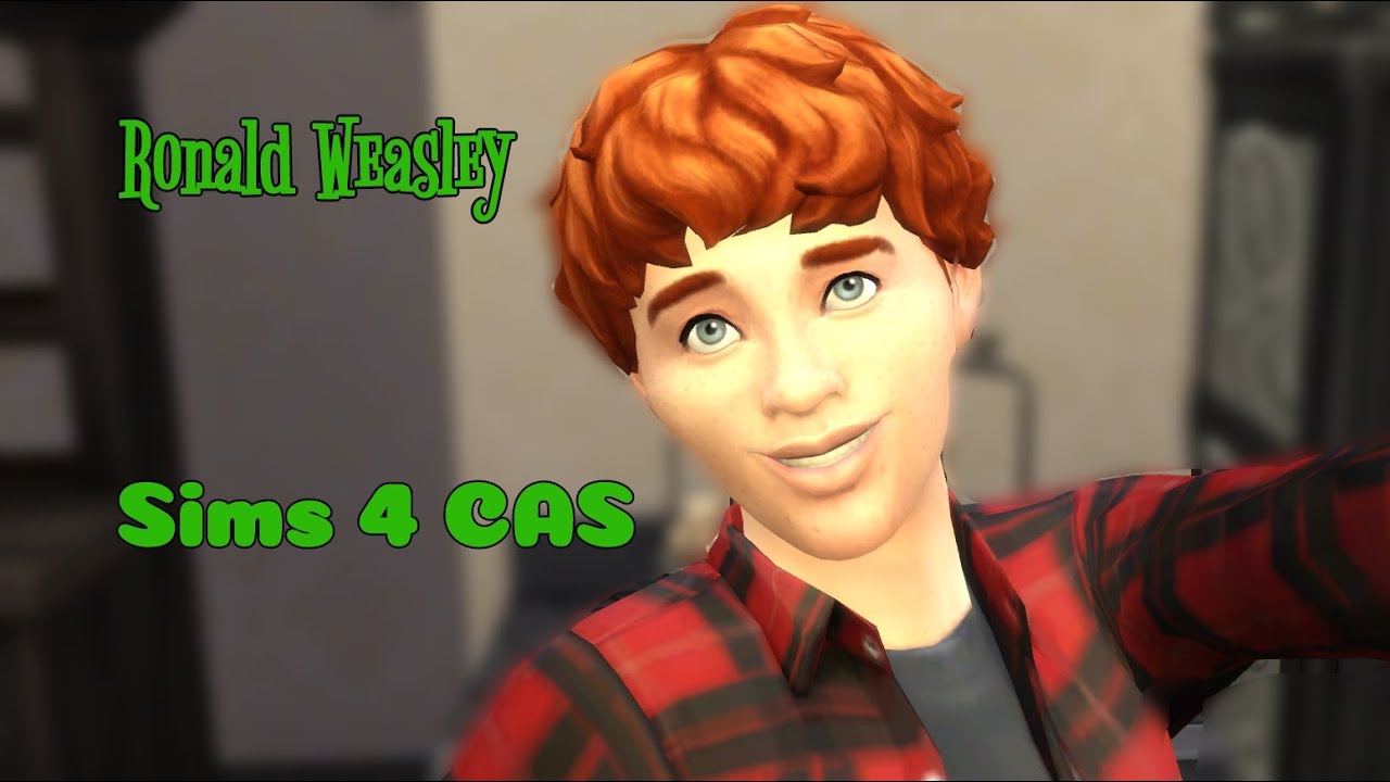 Ron Weasley: Sims 4 CAS - YouTube