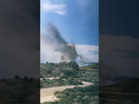 BREAKING: Passenger Films Metrolink Shutdown as Lidia Fire Breaks Out ...