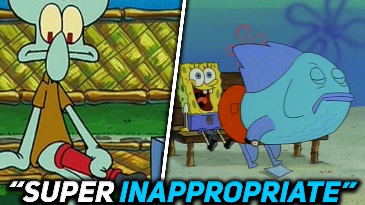 8 SUPER INNAPROPRIATE Spongebob Scenes! - YouTube
