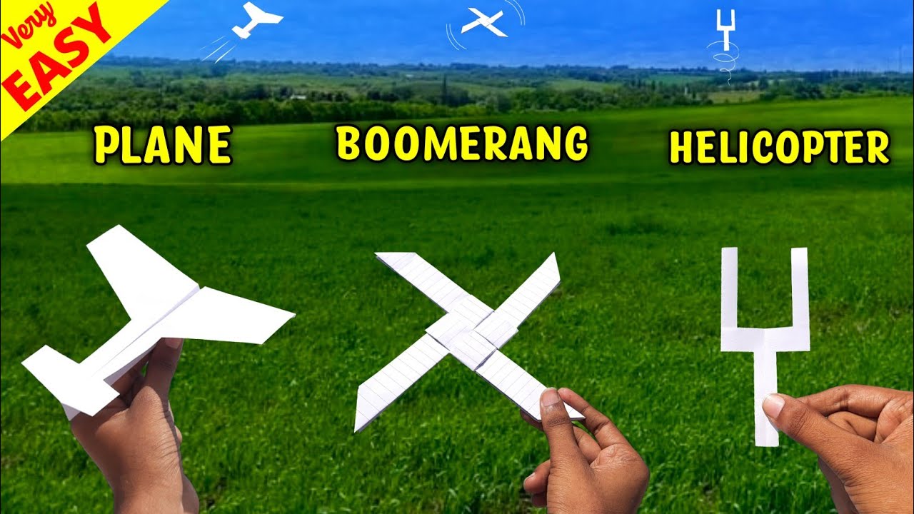 best 3 flying helicopter, how to make 3 best flying plane, helicopter ...