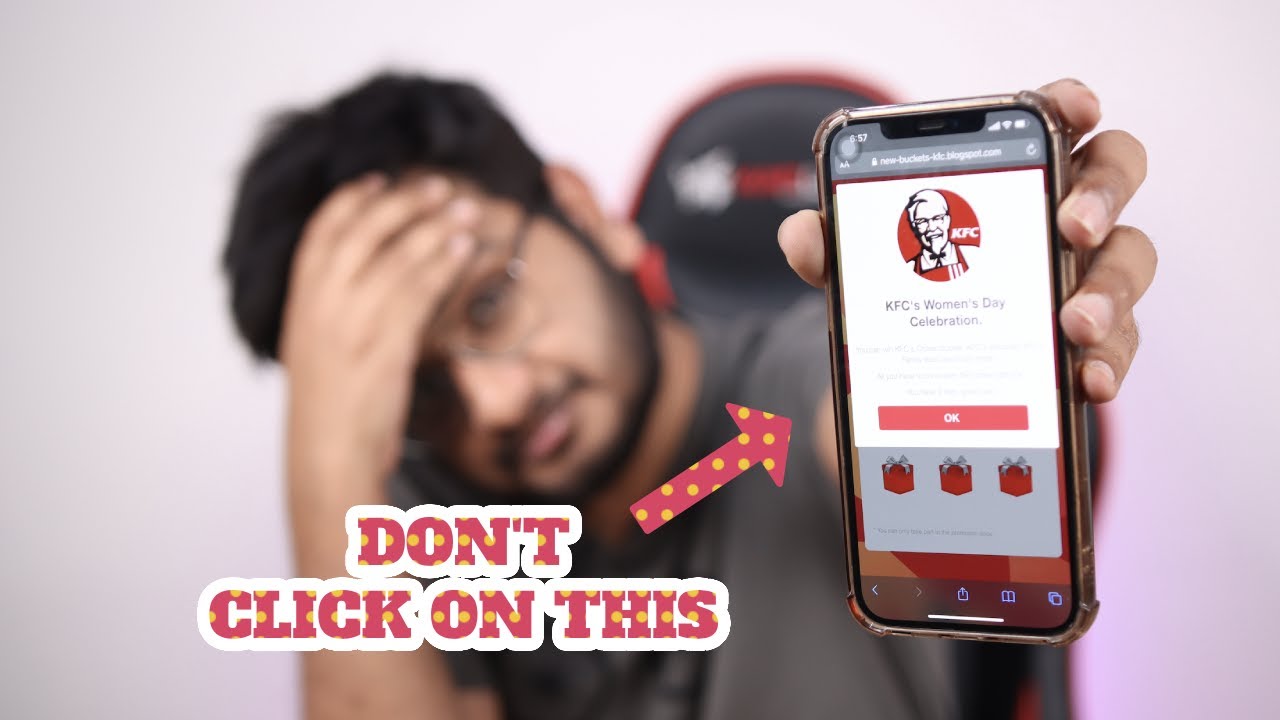 KFC Whatsapp LINK SCAM | Dont Click Or Share! - YouTube