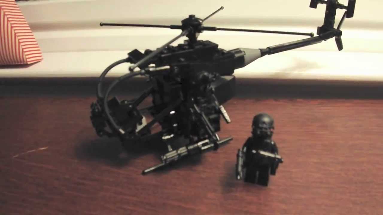 Lego AH-6 Littlebird review - YouTube