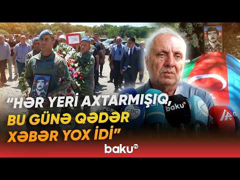 Doğma yurdunda torpağa tapşırılan şəhidin dəfn mərasimindən görüntülər | Xaçmaz - Baku TV