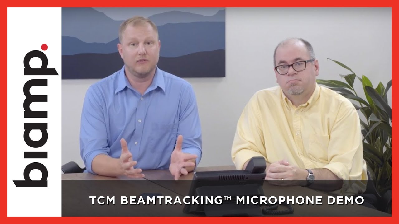 Biamp Tesira: TCM Beamtracking™ Microphone Comparison - YouTube