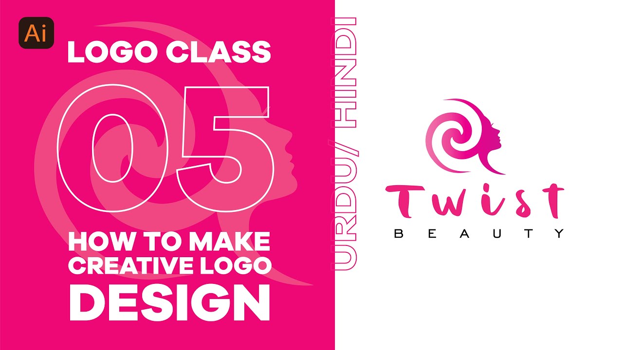 Use a Twist Tool for Logo Design - Logo Design - Adobe illustrator Logo ...