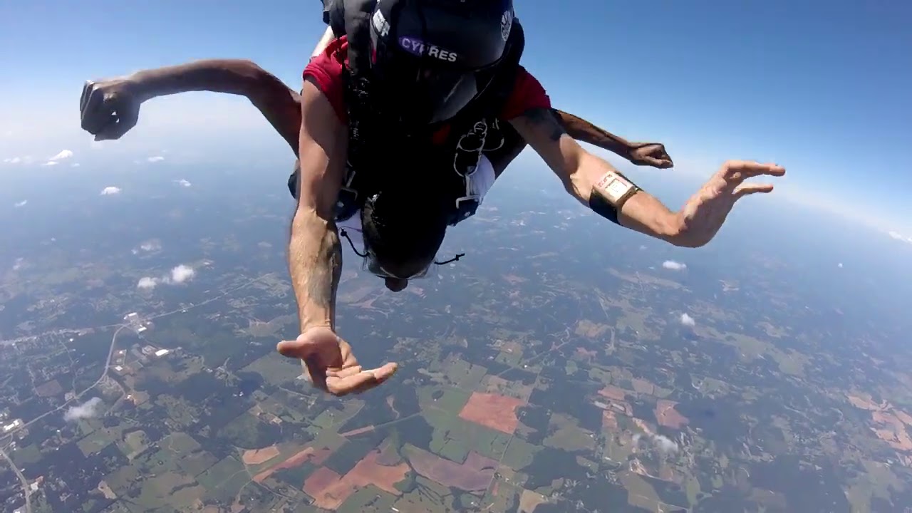 Tandem Skydiving! China from Atlanta, GA at Skydive Georgia! - YouTube