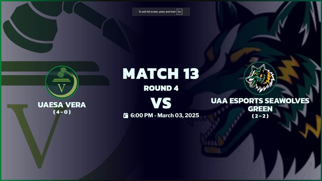 [VOD] UAA v. UAESA Vera | Overwatch 2 - YouTube