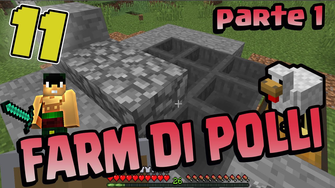 COME COSTRUIRE UNA FARM DI POLLI AUTOMATICA | PARTE 1 - Minecraft IL ...