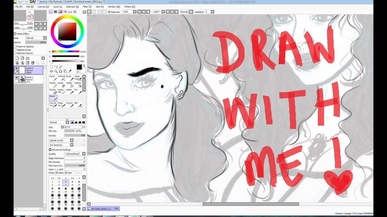 DRAW WITH ME! Drawing Bellatrix, Narcissa & Andromeda (Harry Potter ...