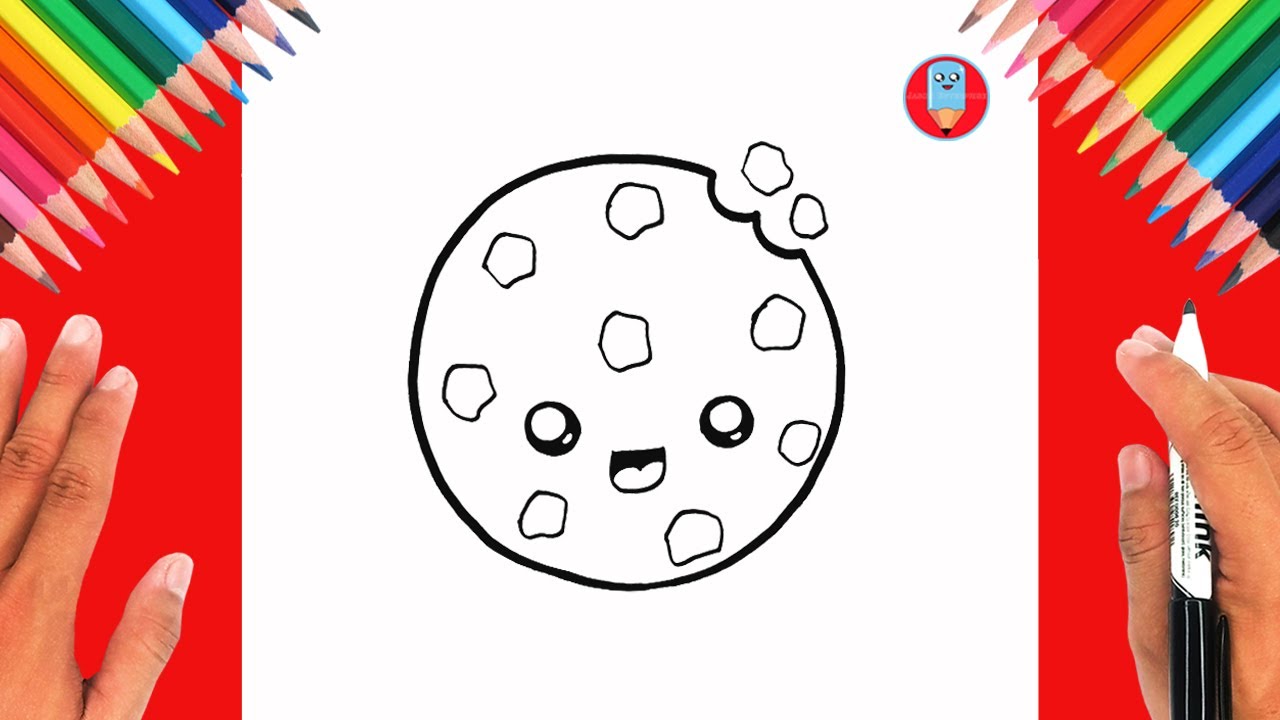 Comment dessiner un cookie, Pas à Pas, Jason Dessins. - YouTube