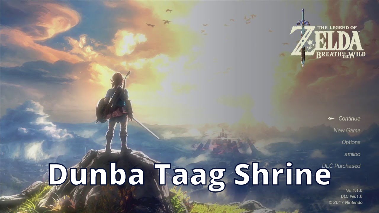 Dunba Taag Shrine - Zelda Breath of the Wild - 100% Walkthrough ...
